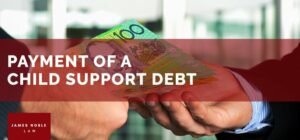 Payment of a Child Support Debt | Child Support Lawyers
