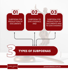 What You Must Need To Know About Subpoena - James Noble Law