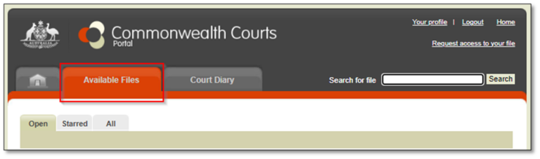 Accessing your File on the Commonwealth Courts Portal